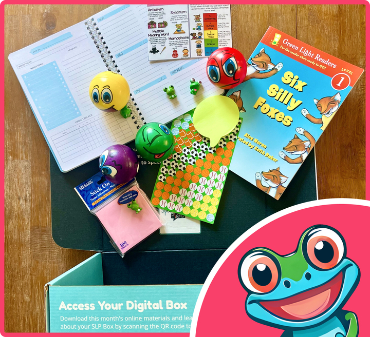 Subscription box calendar | Speech Therapy Plans